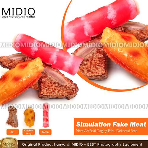 Jual Midio Proper Foto Fake Meat Artificial Daging Palsu Dekorasi Foto ...