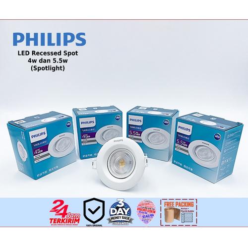 Jual Philips Spotlight Adjustable Lampu Spot LED Pomeron Kyanite ...