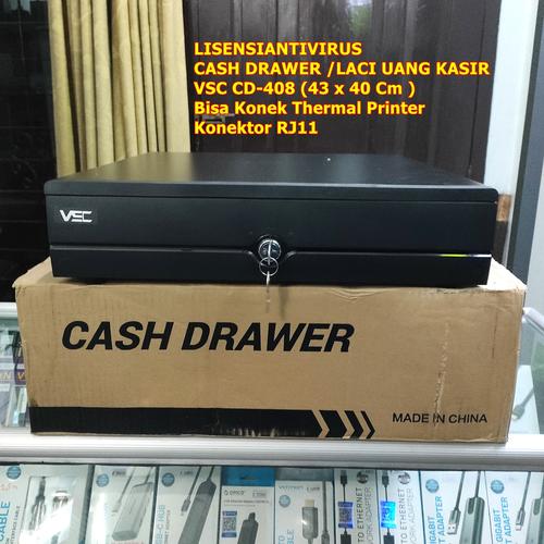 Jual CASH DRAWER LACI UANG KASIR VSC CD-408 (43 x 40 Cm ) RJ-11 ...