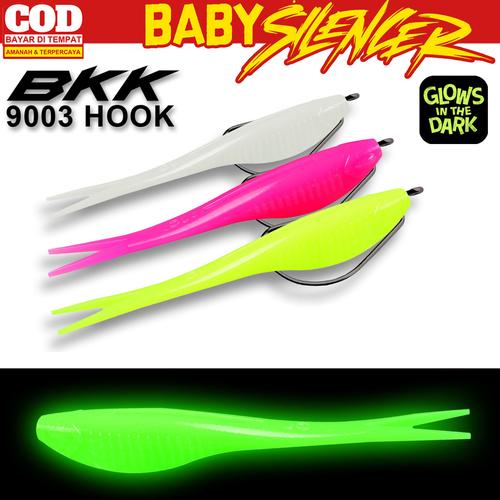 Jual Baby Silencer 12cm Johncoo Softlure dengan Mata Kail Wormhook ...
