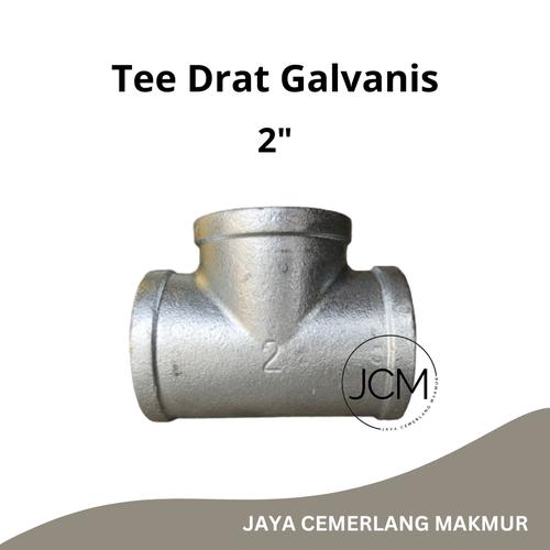 Jual Tee Drat Besi Galvanis 2" Inch / T Drat Besi Galvanized 2" Inch - Jakarta Pusat - Jaya ...
