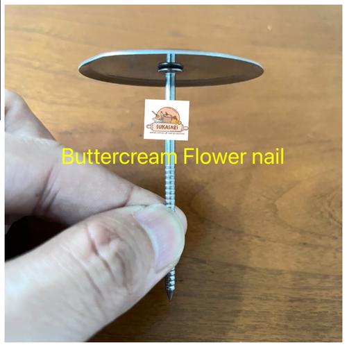 Jual Flower Nail 4cm Paku Bunga Buttercream nail paku payung korean ...