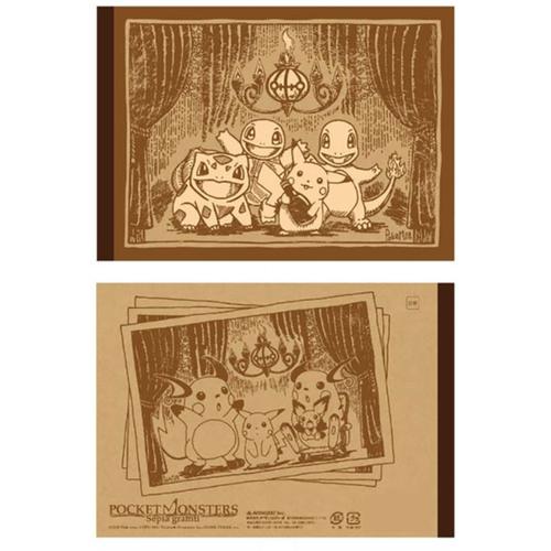 Jual Pocket Monster Sepia Graffiti B7 Notepad Group Photo - Kota ...