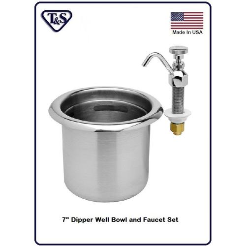 Jual T&S B-2282-01 7" Dipper Well Bowl and Faucet Set/Keran - Kota ...