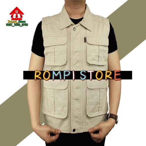 Jual Jaket/Rompi/Krah Daun/Kanvas/Katun/Baju/Pria/Lapangan ROMPI STORE ...