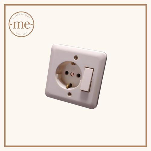 Jual Saklar IB Engkel + Stop Kontak Arde Broco 525161-11 - Kota Manado ...