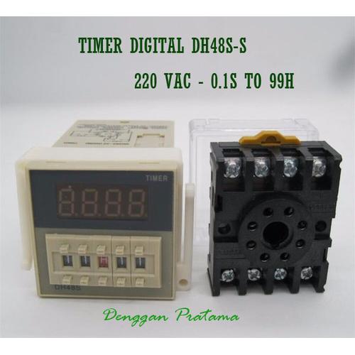 Jual Timer Digital DH48S-S Precision Time Relay Twin Counter - Kota ...