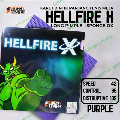 Jual SAUER & TROGER HELLFIRE X - Bintik Panjang OX pingpong tenis meja - Jakarta Timur - SADEWA ...