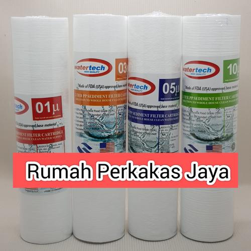 Jual Filter Air Watertech/ Cartridge Filter Sedimen 10"inch / micron ...