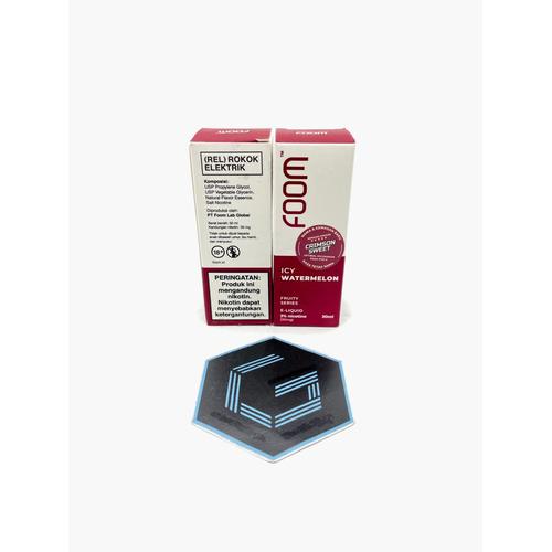 Jual Salt Nic Foom ICY WATERMELON Crimson Sweet 30ml 30mg liquid pod ...