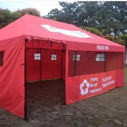 Jual Tenda Posko Siaga UK 4x6 - Tenda jalur lebaran - 1set uk 2x3 ...