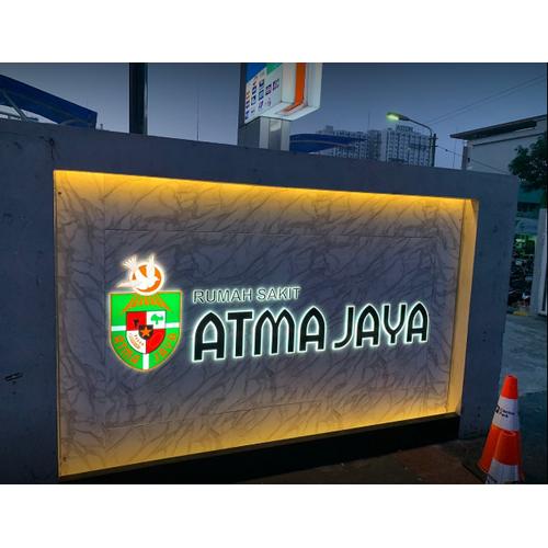 Jual HURUF LETTER ACRYLIC LED BACKLIGHT LOGO USAHA HUTUF LETTER DENGAN ...