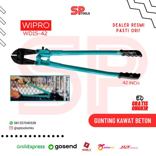 Jual TANG GUNTING KAWAT BETON RANTAI BESI PLAT 42" 42 INCH WIPRO WD15 ...