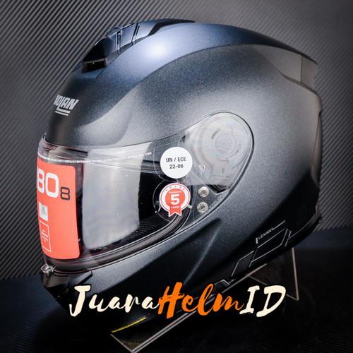 Jual NOLAN HELM N808 SPECIAL N-COM #009 / BLACK GRAPHITE / N80-8 DUAL ...
