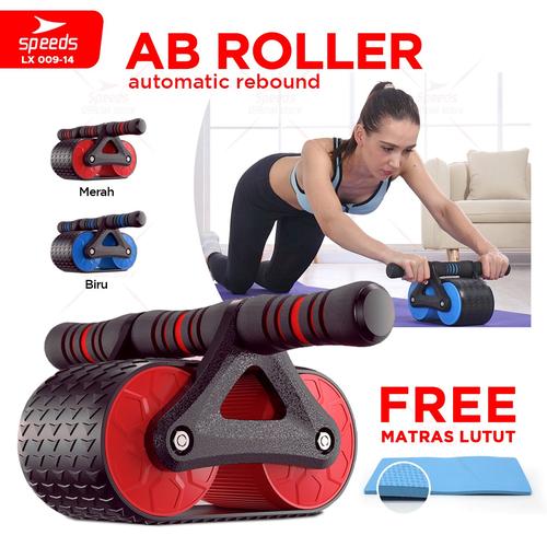 Promo SPEEDS Ab Roller Double Wheel Ab Wheel Alat Latihan Otot Perut ...