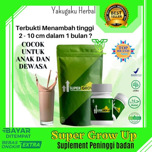 Jual Super Grow Up Obat dan susu Peninggi Badan Original BPOM - 10 ...