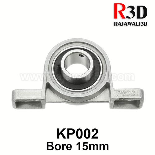 Jual Bracket Bearing KP002 Bore 15mm Pillow Block Bearing 15mm Shaft ...