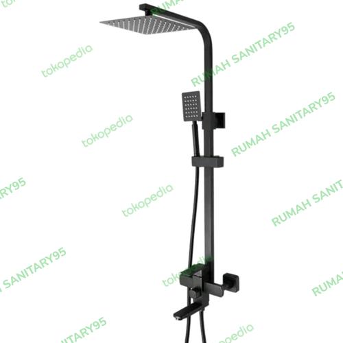 Jual Shower coulum black muya mixer / Kran tiang mixer black muya ...