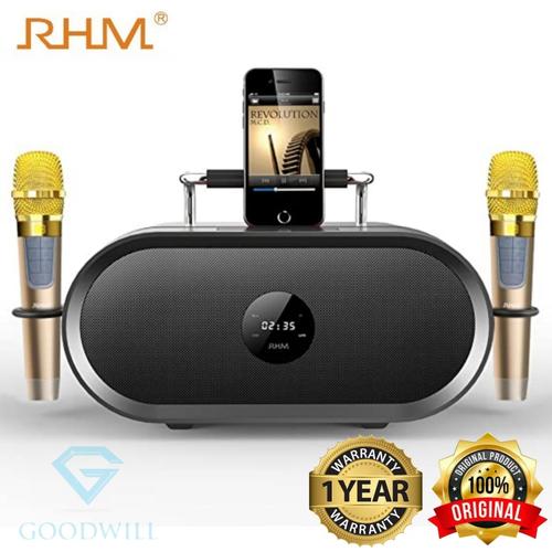 Jual Speaker Karaoke Portabel / Rechargeable Karaoke System RHM RM-K666 - Jakarta Pusat ...