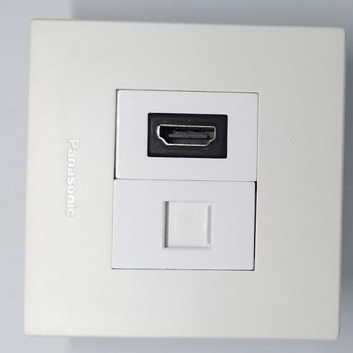 Jual Stop kontak faceplate outlet HDMI LAN RJ45 CAT6 frame panasonic ...