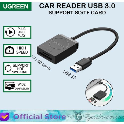 Jual UGREEN All In One Card Reader 4 in 1 SD/TF/MS/CF USB 3.0 & Usb ...