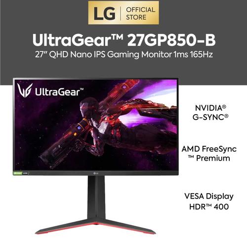 Jual LG UltraGear 27GP850-B 27" QHD Nano IPS Gaming Monitor 1ms 165Hz ...