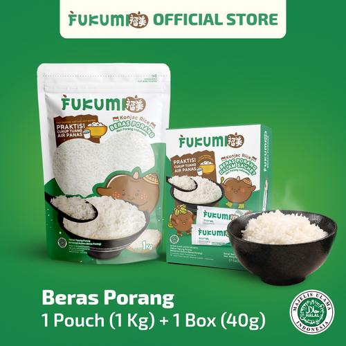 Jual FUKUMI Beras Porang 1 Pouch & 1 Box Sachet - Shirataki / Konjac ...