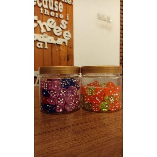 Jual (1 biji) Dadu 6 Sisi Bening 14mm (standard Pokemon & Board Game ...