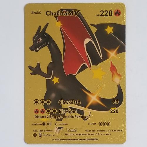 Jual Kartu Pokemon Charizard Vmax V Evolution Mega GX Emas Gold Card ...