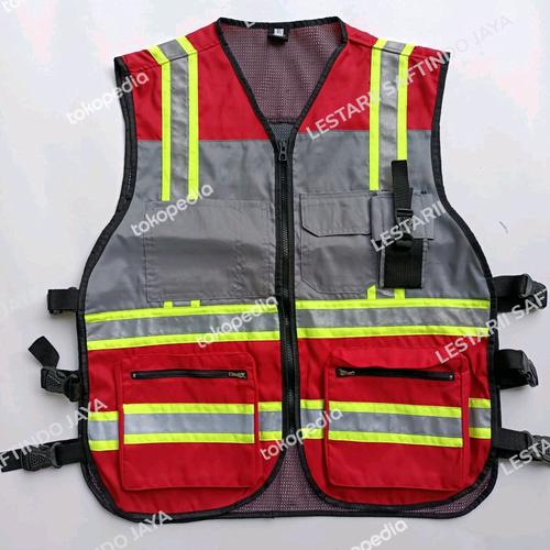 Jual ROMPI SAFETY TERBARU SCOTLITE 3M WARNA MERAH ABU/ROMPI PROYEK ...