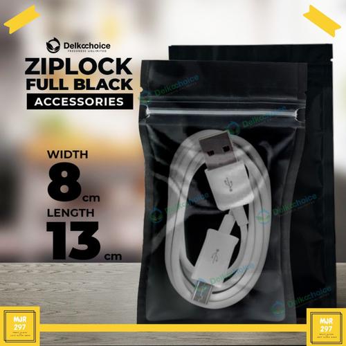 Jual PACKING PLASTIK ZIPLOCK AKSESORIS KLIP PLASTIK ZIPPER 8CM x 13CM ...