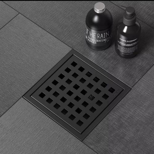 Jual SMART FLOOR DRAIN KOTAK 10X10 CM HITAM/SARINGAN KAMAR MANDI KOTAK ...