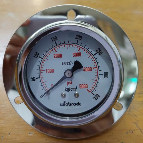 Jual pressure gauge wiebrock manometer 350 kg bar 5000 psi payung back ...