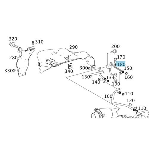 Jual N000000006513 Ring Besi Turbo m271 w204 w212 Original Mercedes ...