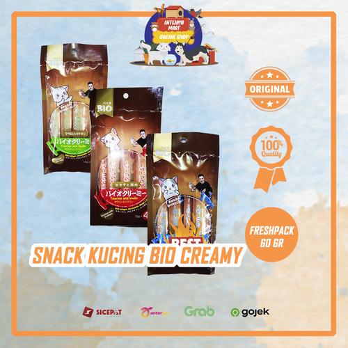Jual Snack Kucing | Bio Creamy 15gr 1 Pack isi 4 Pcs - Chicken Tuna ...