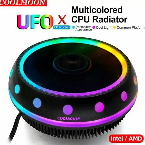 Jual Heatsink Fan Cpu Cooler Gaming RGB Coolmoon Ufo - Jakarta Selatan ...