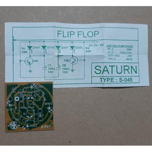 Jual PCB Flip Flop komponen | Saturn S-045 | Power Circuit Board Flip ...