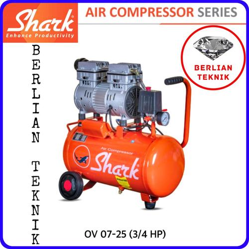 Jual Kompressor Angin Portable Shark OV 07-25 Air Compressor Auto 3/4 ...