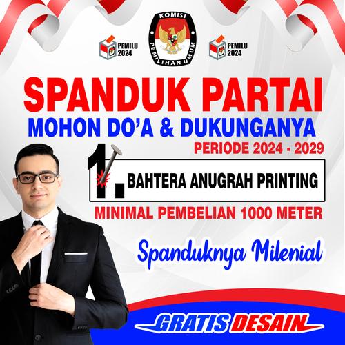 Jual CETAK SPANDUK BANNER PARTAI - Kota Bekasi - Pasar Percetakan ...