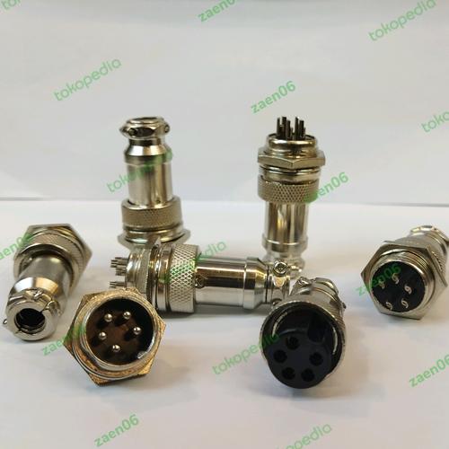 Jual CONNECTOR 5 PIN M16 besi male+female - Jakarta Pusat - JOSS ...