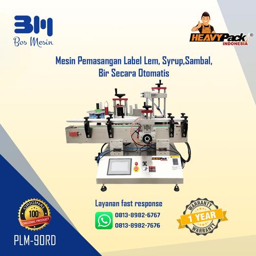 Jual Mesin label stiker botol labelling otomatis PLM-90RD HEAVYPACK ...