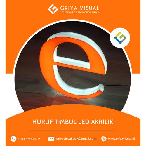 Jual HURUF TIMBUL LED FONT E - Jakarta Selatan - Griya Visual | Tokopedia