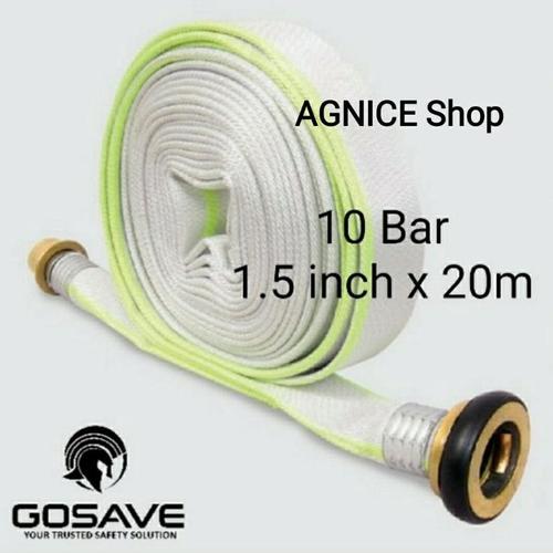 Jual Selang Hydrant GOSAVE Pemadam 10 Bar 1.5 x 20 Meter Coupling ...