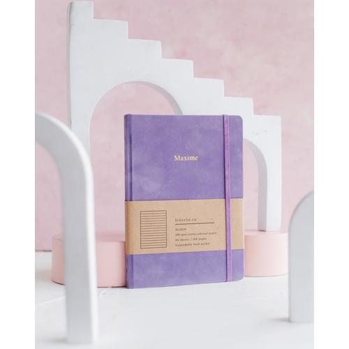 Jual Mason Suede Notebook Lavender / Jurnal / Diary / Agenda - Grid ...