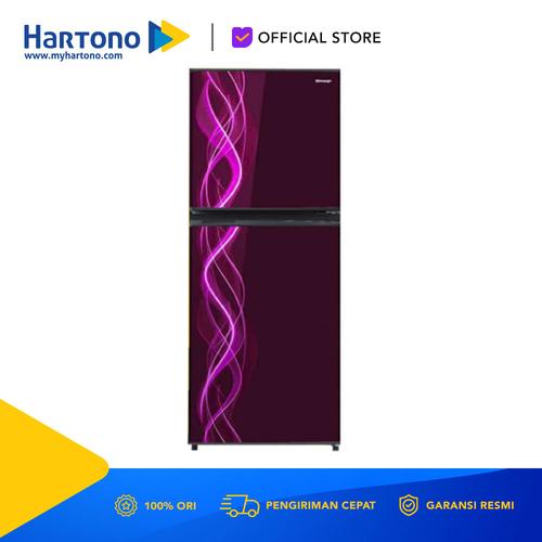 Promo Sharp Kulkas Kecil 2 Pintu Small 2 Door Refrigerator SJ197NDVP2 ...