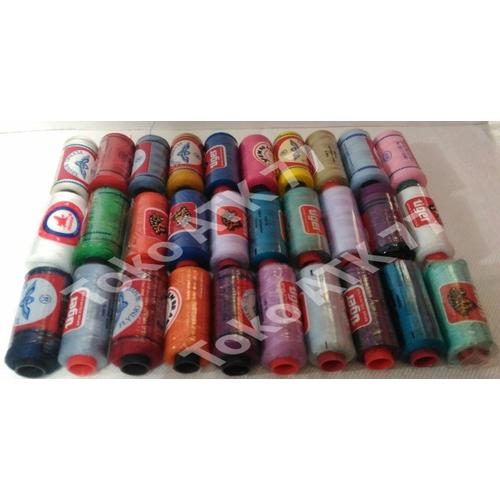 Jual Benang Jahit Cokelat Muda Cokelat Tua Ijo Hijau Muda Hijau Tua ...