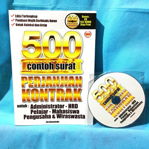 Jual BUKU 500 CONTOH SURAT PERJANJIAN KONTRAK+DVD - Kota Surabaya ...