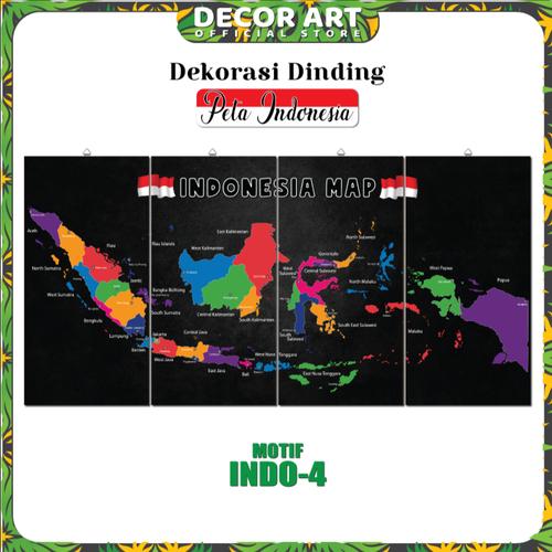 Jual Decor Art Peta Indonesia Dekorasi Dinding Sekolah Kelas Rumah ...