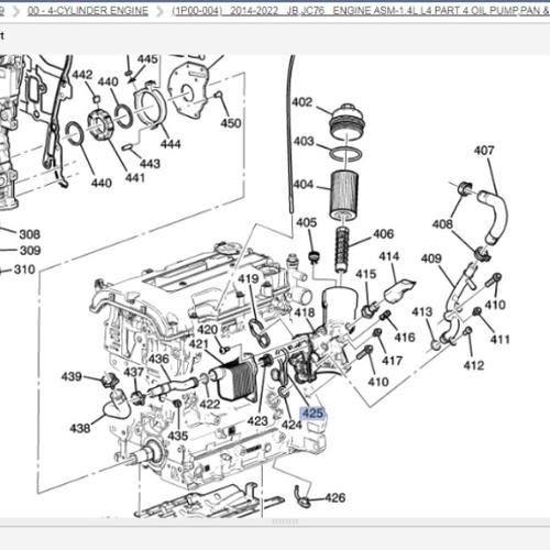 Jual SEAL SIL OIL COOLER RUMAH FILTER OLI CHEVROLET TRAX UFI - Jakarta ...