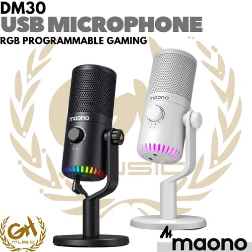 Promo MAONO DM30 RGB Programmable Gaming USB Microphone - DM30 BLACK ...